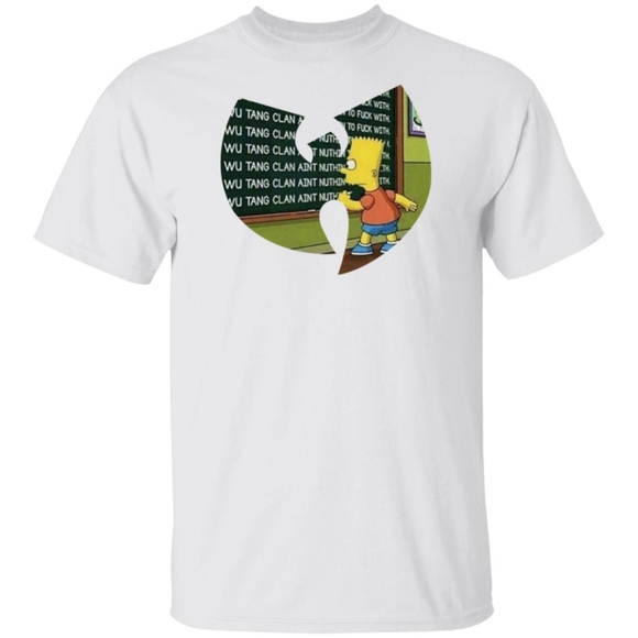 Gildan | Shirts | Wu Tang Bart Simpson Tshirt | Poshmark